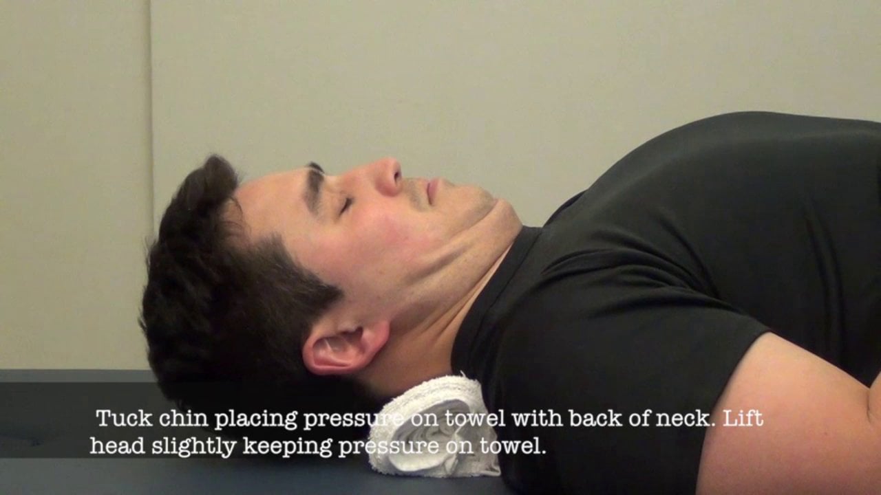 Upper Cervical Flexion Supine on Vimeo