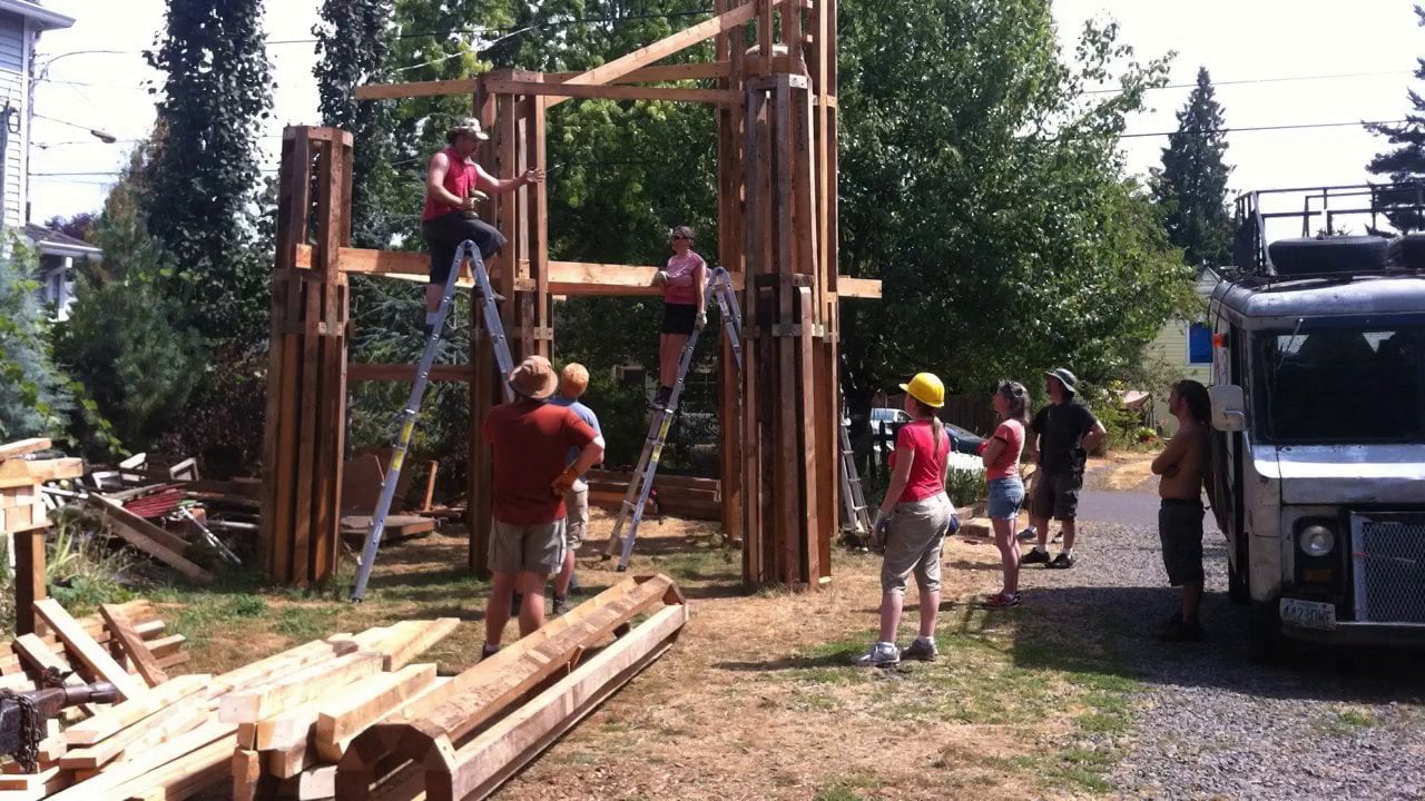 CORE treehouse un-building on Vimeo