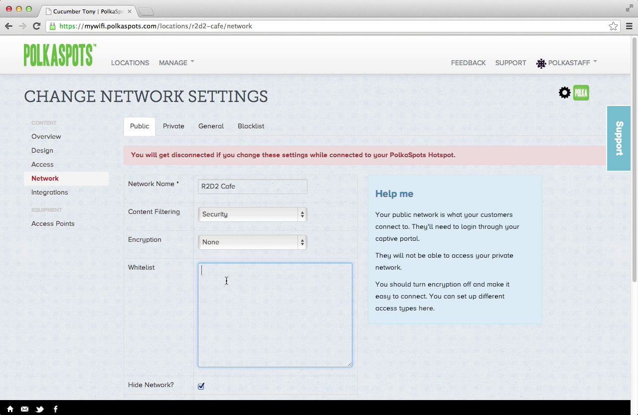 Network - Whitelist on Vimeo