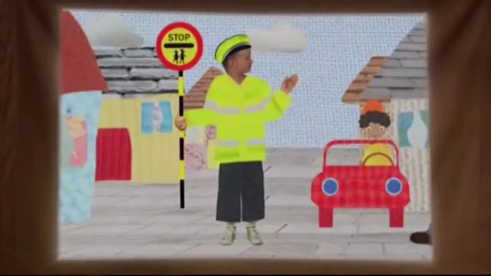 BBC/CBeebies Nuzzle & Scratch - Lollipop Lady Costume on Vimeo