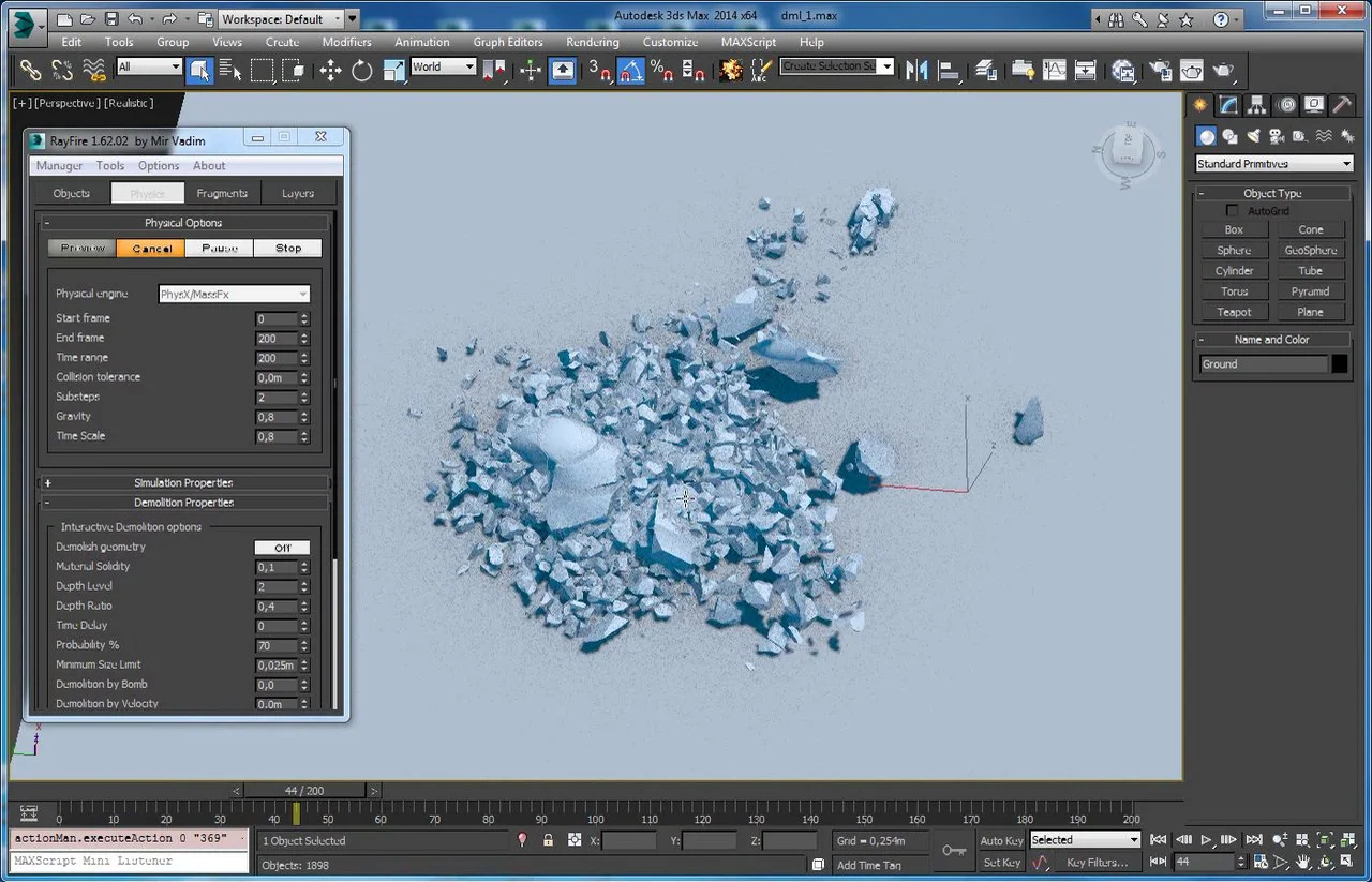 RayFire Tutorial - Interactive Demolition - Basic on Vimeo