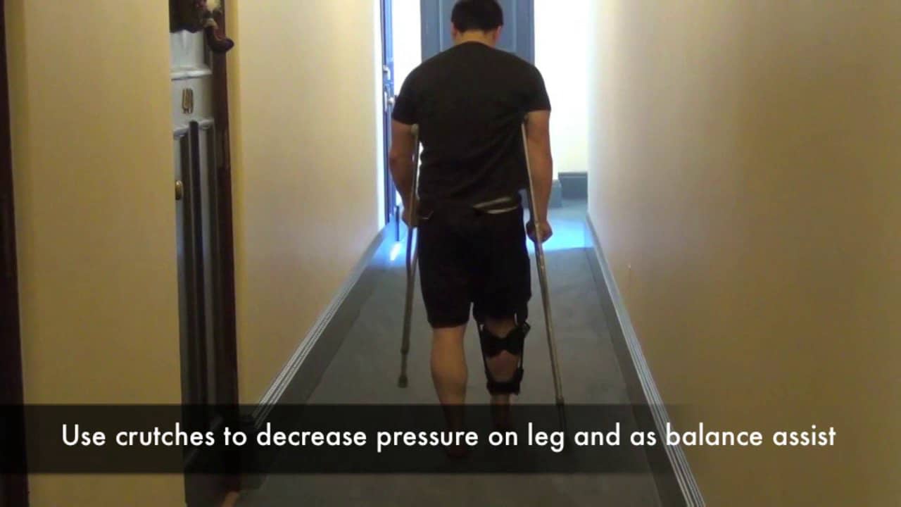 4 point gait with crutches on Vimeo