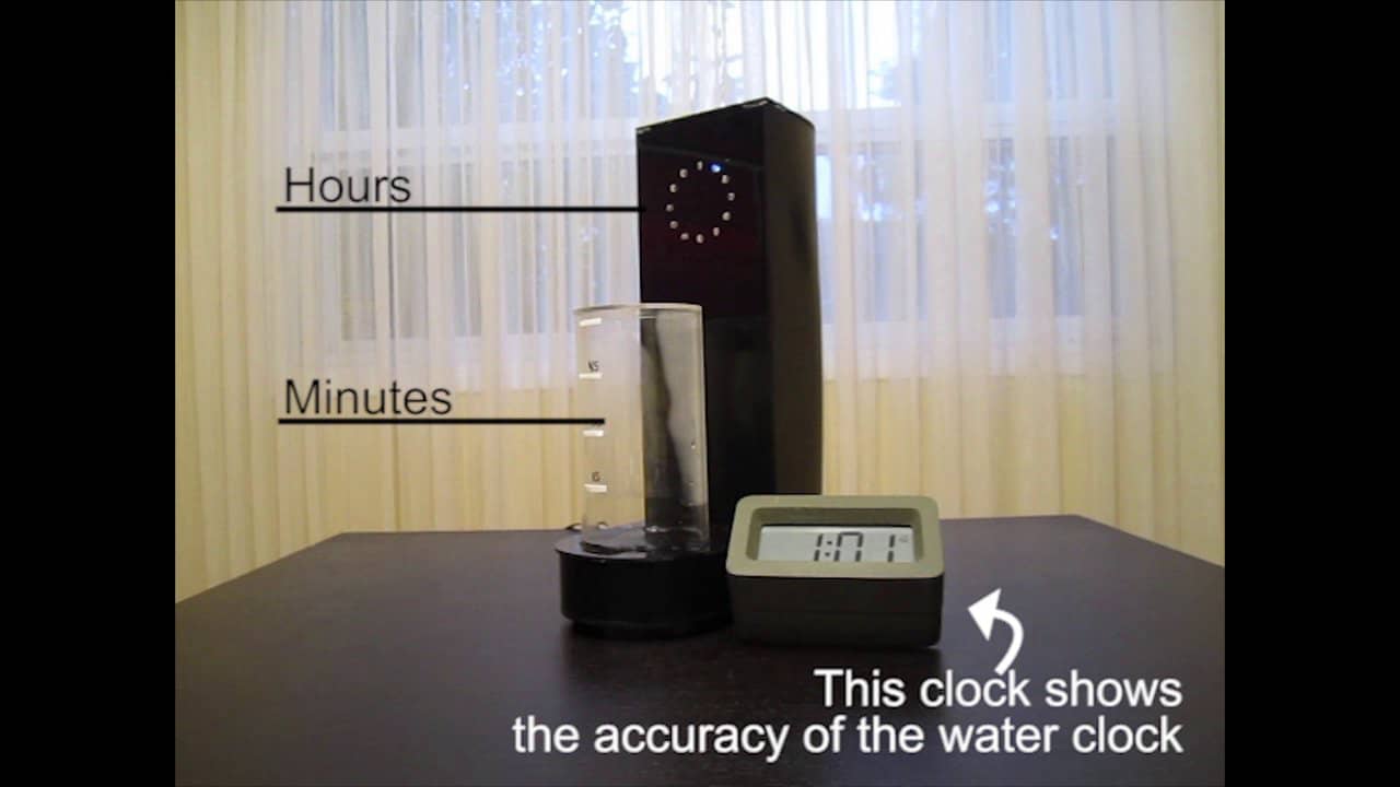 Contemporary Water Clock on Vimeo