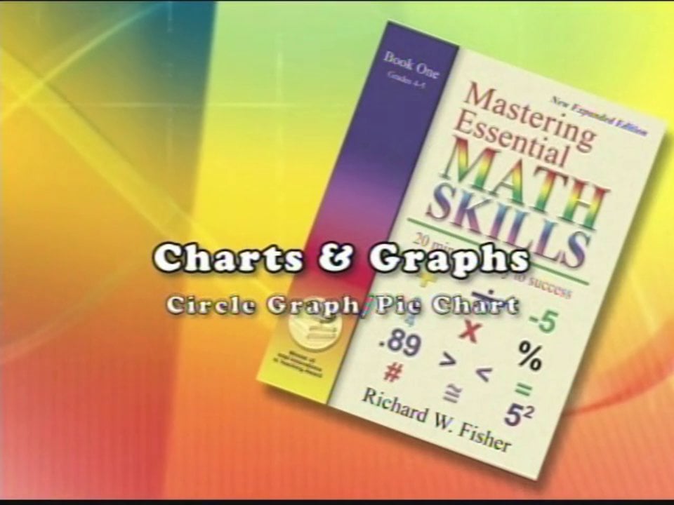 Library #1 - 80.Book 1 Charts and Graphs, Circle Graph Pie Chart / Libro 1 Gráficos y tablas ...