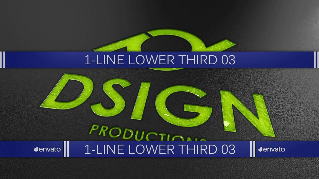 1 Line Lower Thirds: Physics