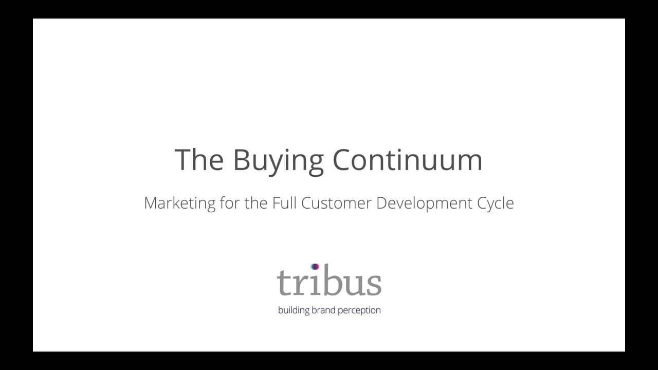 The Buying Continuum: Marketing for the Entire Customer Development ...