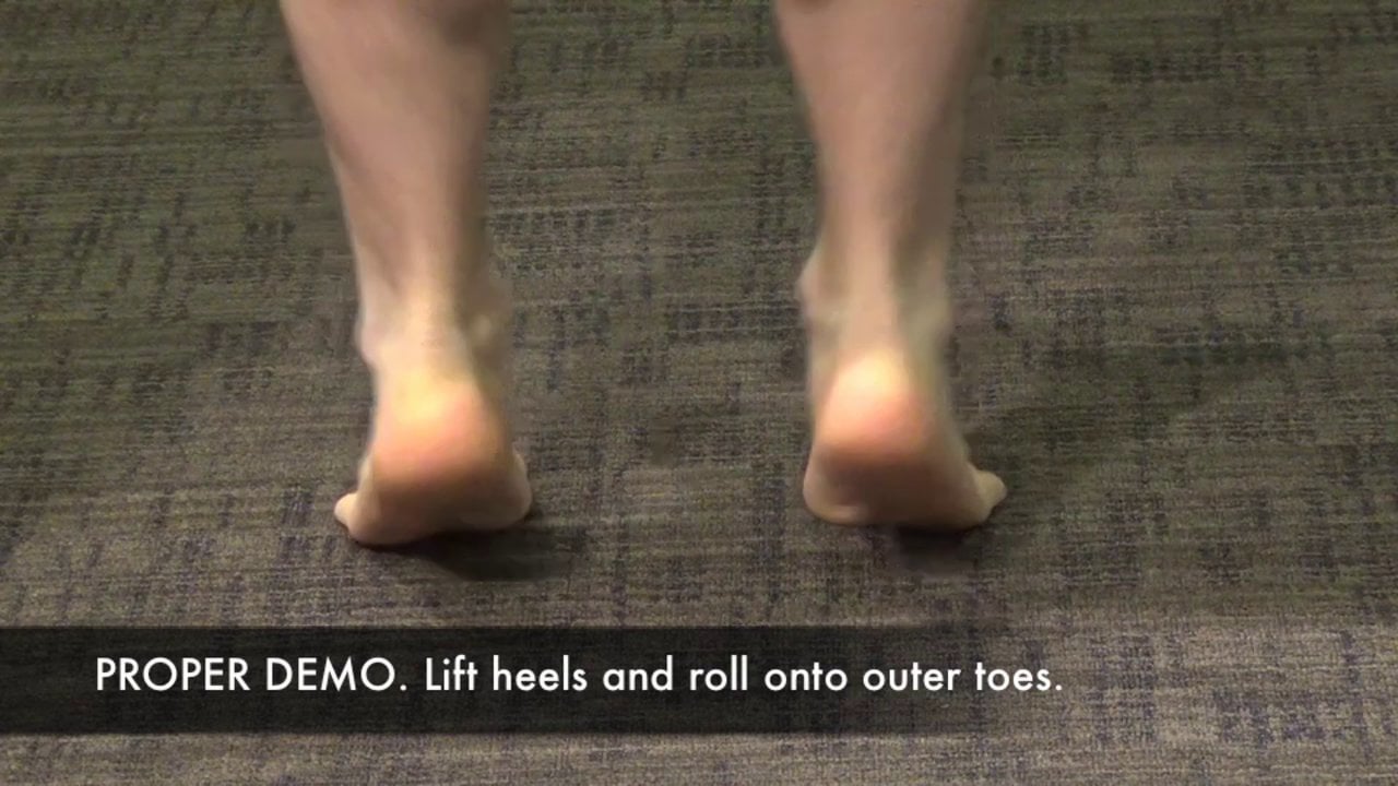 Ankle Plantar Flexion with Inversion on Vimeo