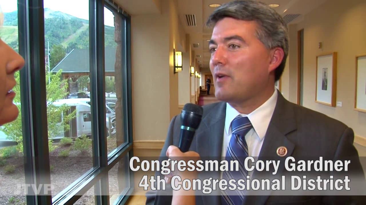Congressman Cory Gardner at the Freedom Conference, Steamboat Institute ...