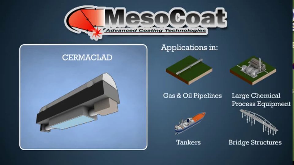 CermaClad Tough Cladding for Extreme Environments on Vimeo