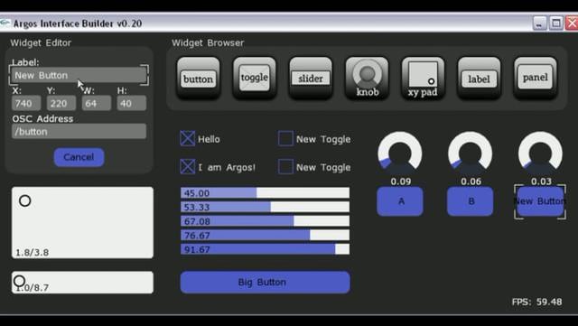 Argos Interface Builder, v0.20 on Vimeo