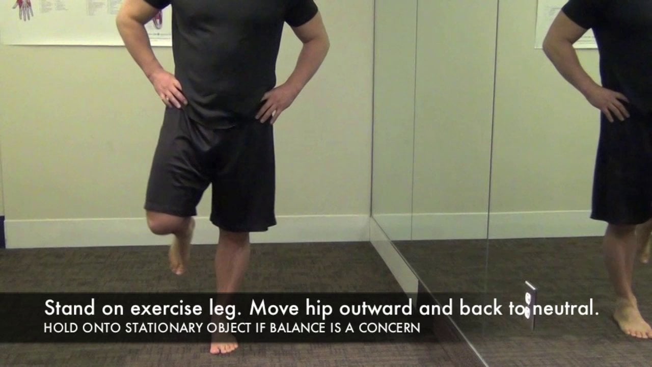 Single Leg Closed Chain Hip Adduction on Vimeo