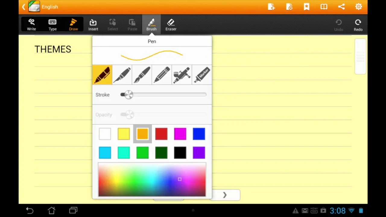 Apps: Supernote- Drawing Tools (5-012) on Vimeo