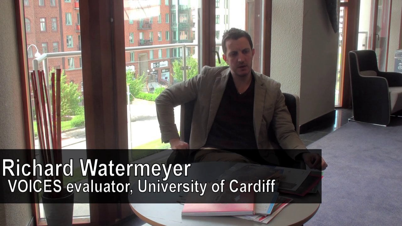 VOICES project evaluation - Richard Watermeyer, Cardiff University on Vimeo