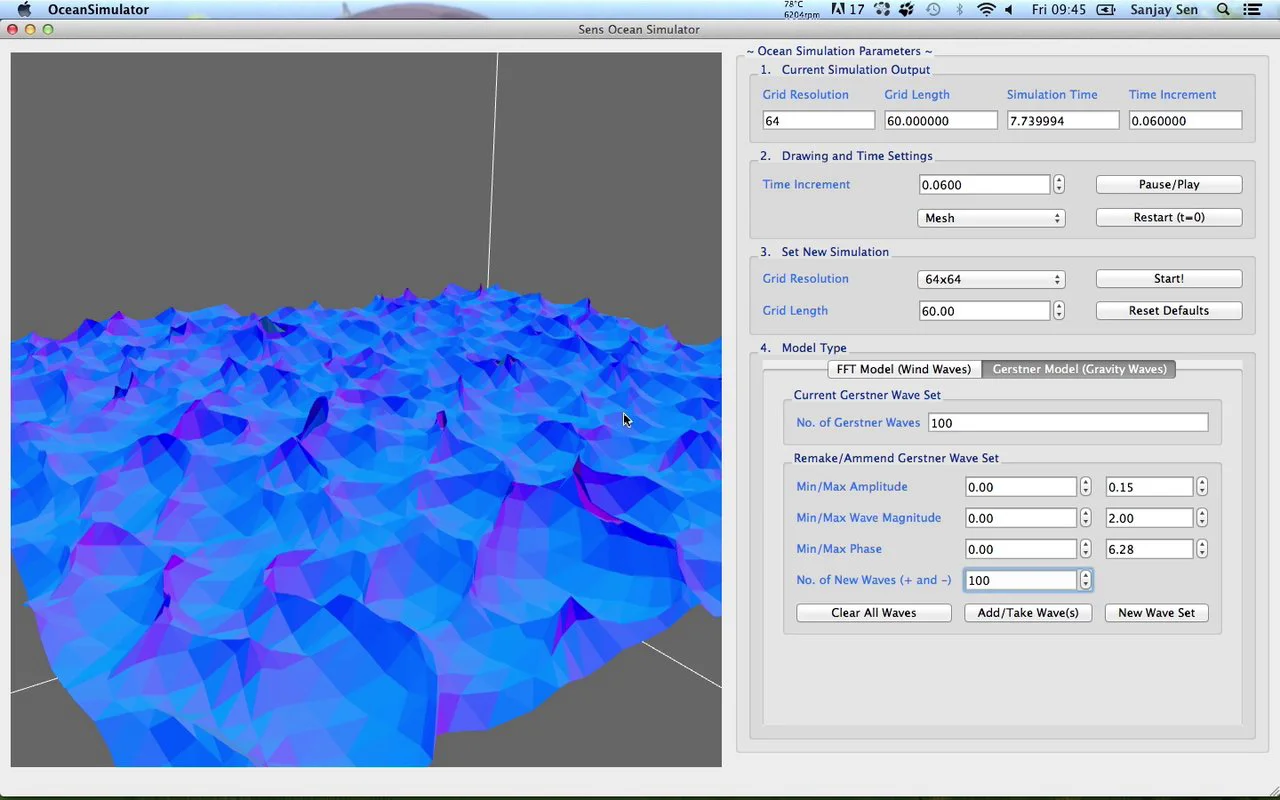 C++ NGL FFT/Gerstner Ocean Simulation Demonstration on Vimeo