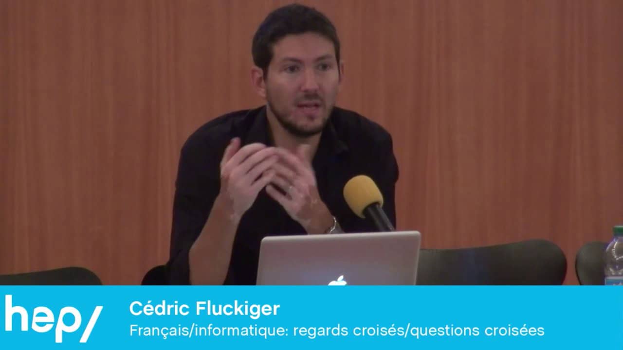 Conférence de Cédric Fluckiger on Vimeo