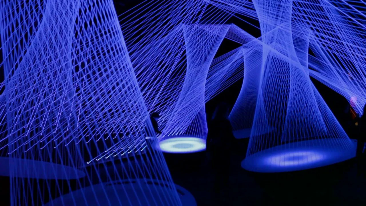 "resonate", interactive light & sound installation