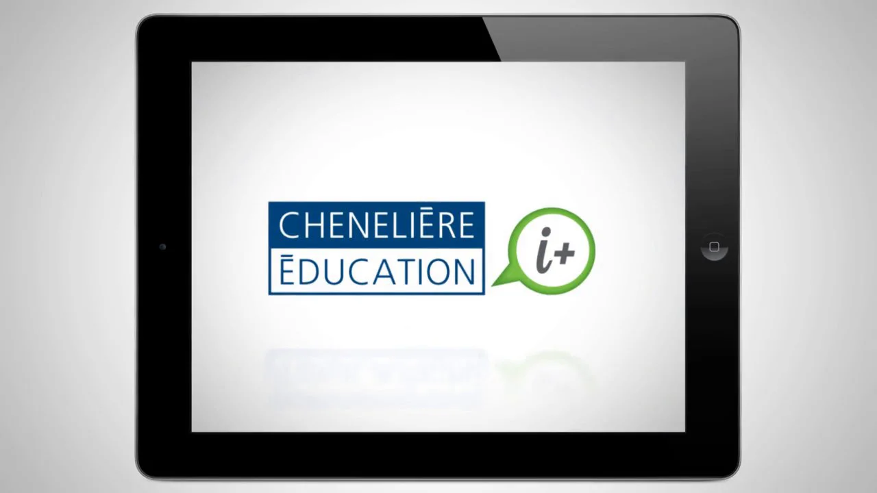 Nouvelle application Chenelière Éducation pour iPad - Pour naviguer sur iPad - Menu principal on ...