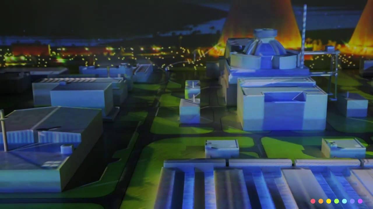 The Projection model of the nuclear power plant on Vimeo