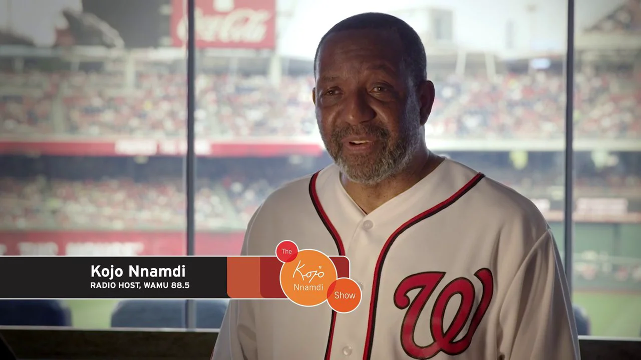 Kojo Nnamdi Throws the Nationals Opening Pitch on Vimeo