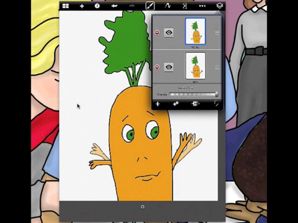 2 Frame Animation in SketchbookX on Vimeo