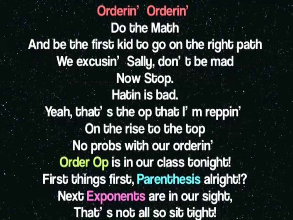 Order of Operations PEMDAS Rap on Vimeo