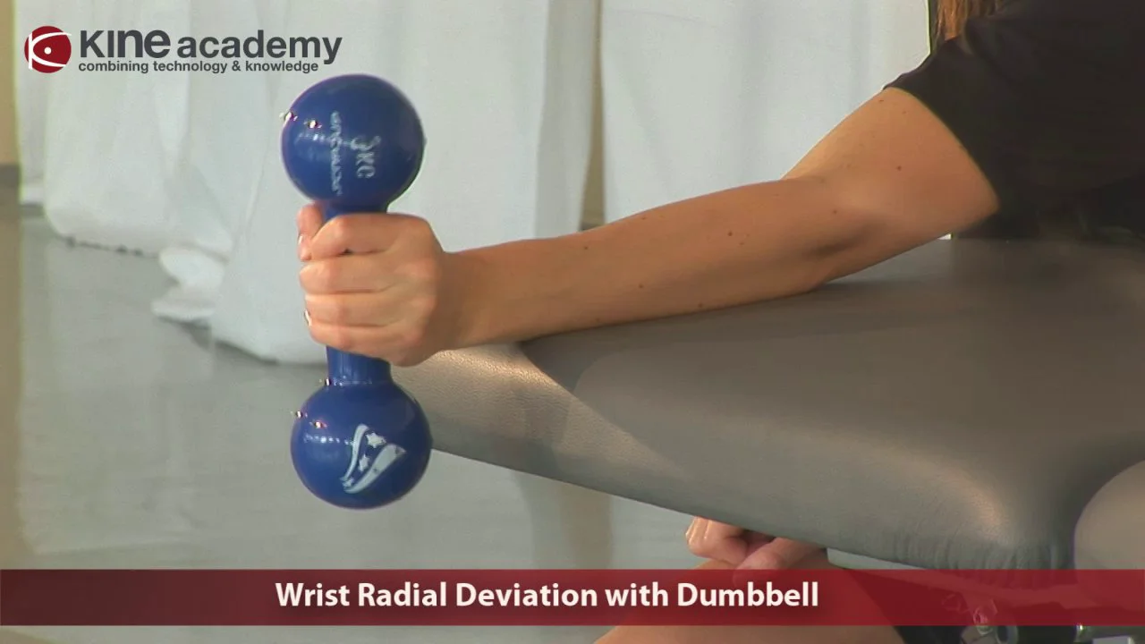 014-Wrist Radial Deviation with Dumbbell on Vimeo