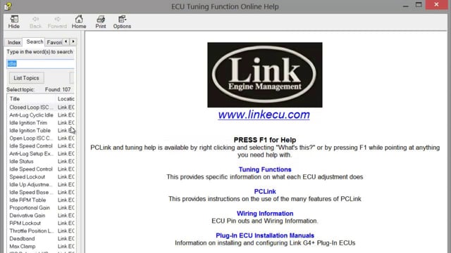Tutorial del software Link G4 Plus: Ayuda en pantalla