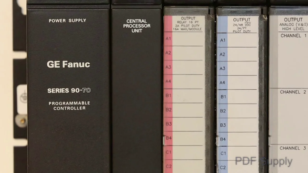 GE-IP / GE Fanuc Series 90-70 PLC on Vimeo