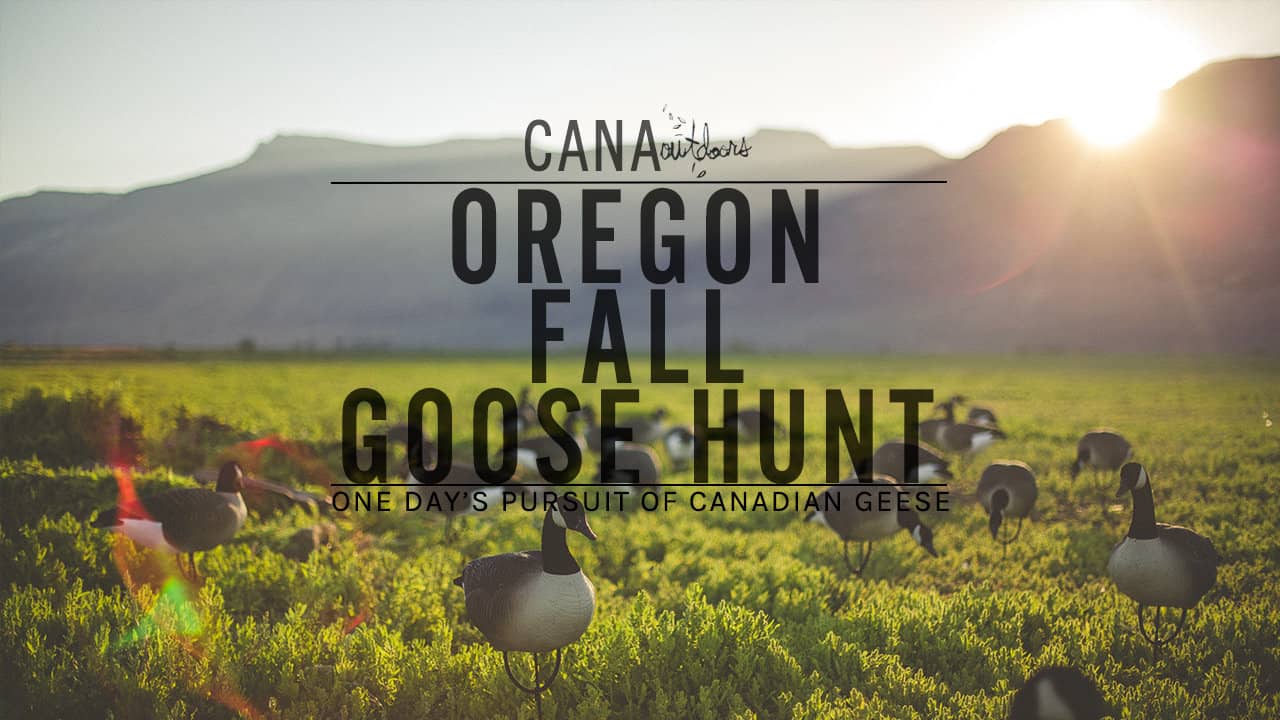 Cana Outdoors: Waterfowl Episode - Oregon Fall Goose Hunt on Vimeo