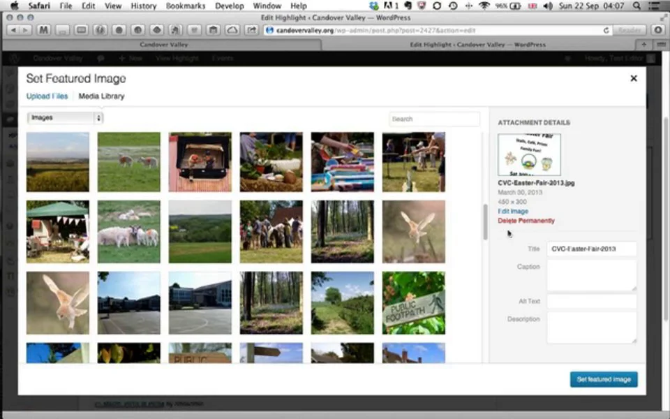 Candover Valley Website — Create Highlight on Vimeo