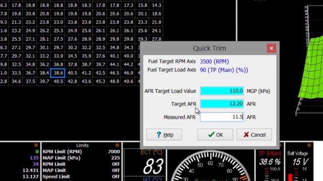 Link G4 Plus Software Tutorial: Using the Quick Trim Function