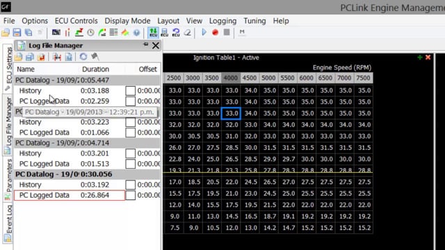 Link G4 Plus Software Tutorial: Starting / Stopping the Datalogging