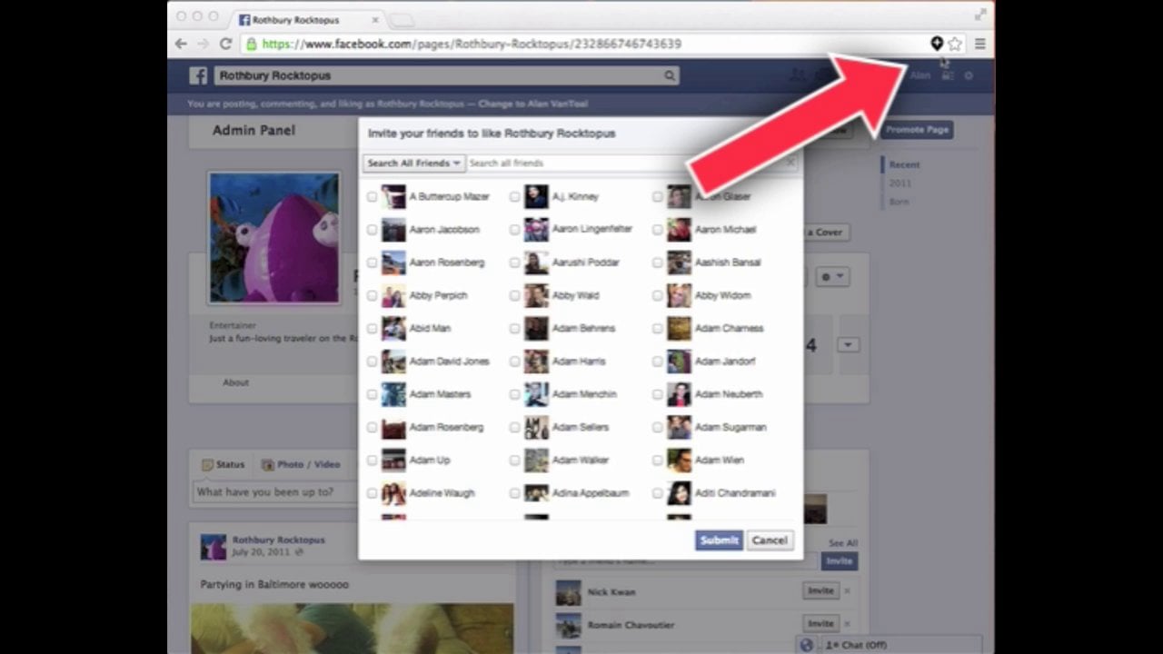 How To Invite All Your Friends To Facebook Events and Pages on Vimeo