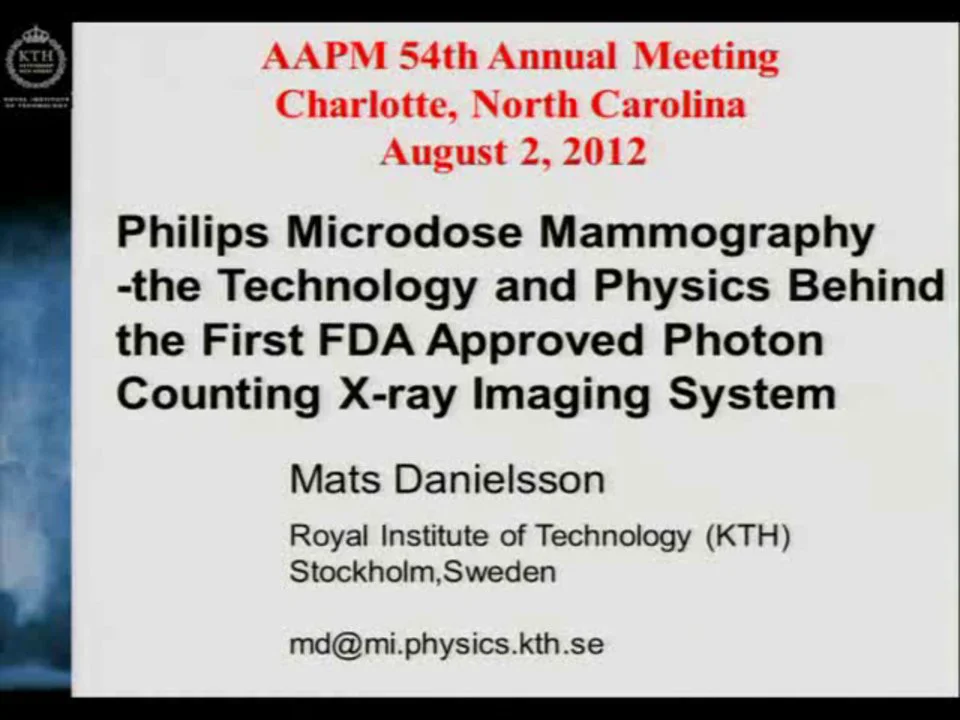 Philips Microdose Mammography - the Technology and Physics Behind the ...