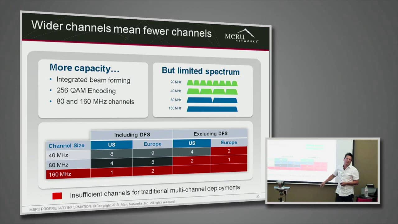 Meru Networks 802.11ac and Bonjour on Vimeo