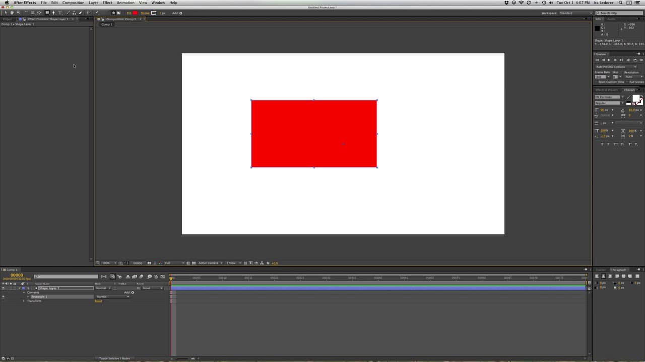 After Effects tutorial: How to make a square on Vimeo