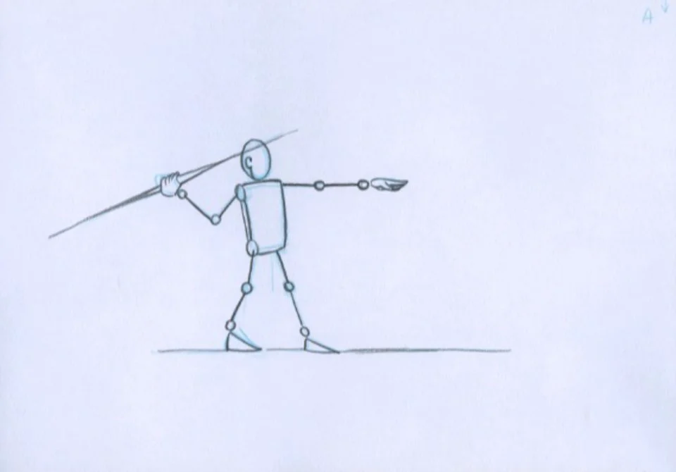 Javelin Throw - 2D Animation