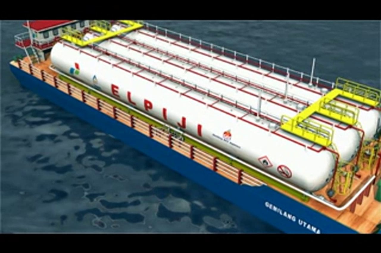 PT.GAS HSE Systems LPG Carrier Barge Animation on Vimeo