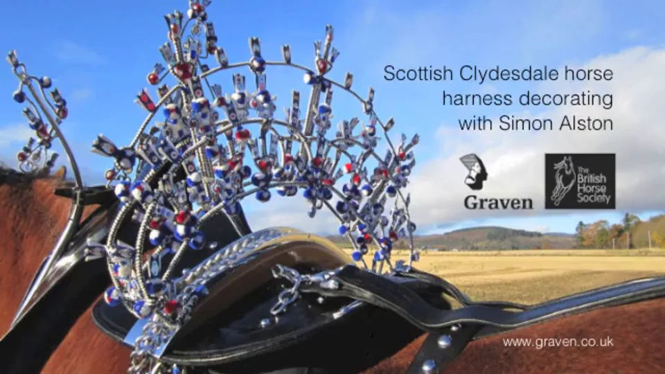 Scottish Clydesdale horse harness decorating with Simon Alston on Vimeo