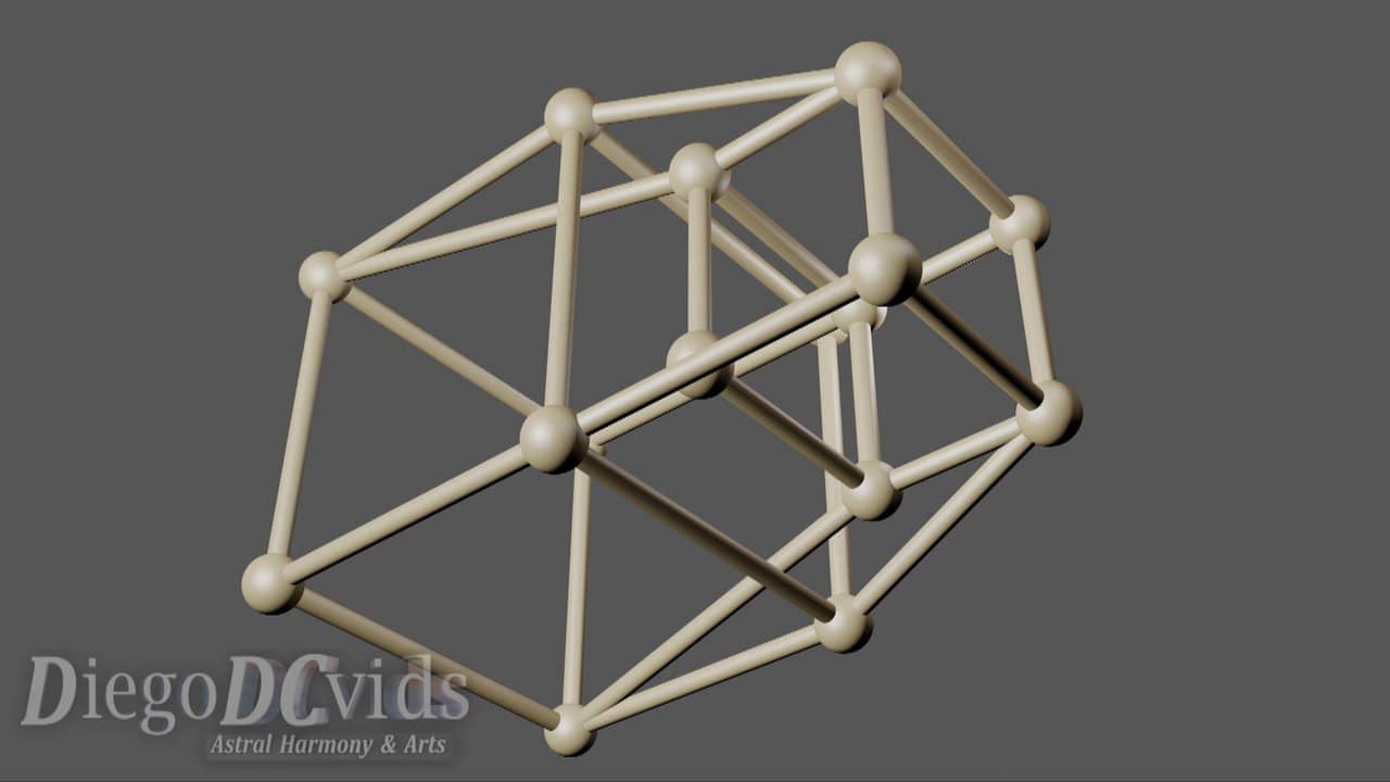 4D Hypercube Tesseract animation (8-cell) Hipercubo Tesserato on Vimeo