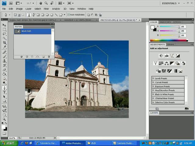 Adobe Photoshop CS4 Pen Tool & Path Palette Tutorial on Vimeo