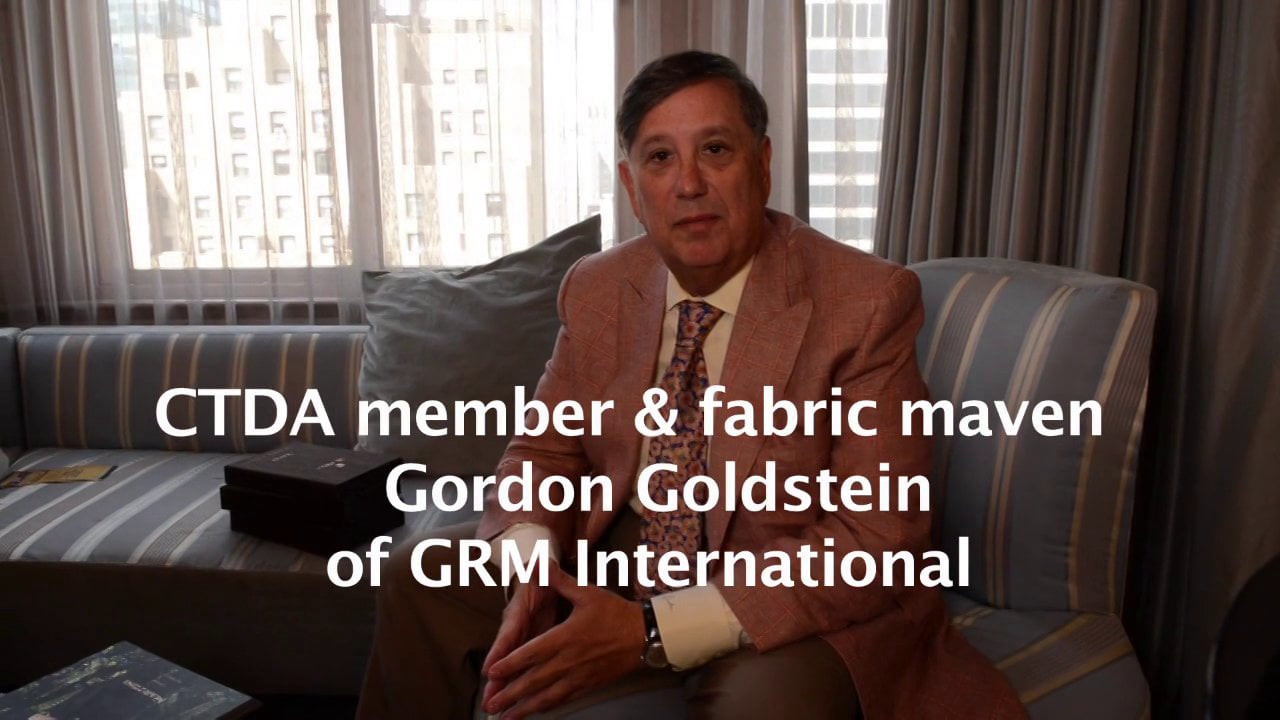 Gordon Goldstein of GRM at the Designer Forum NY Show