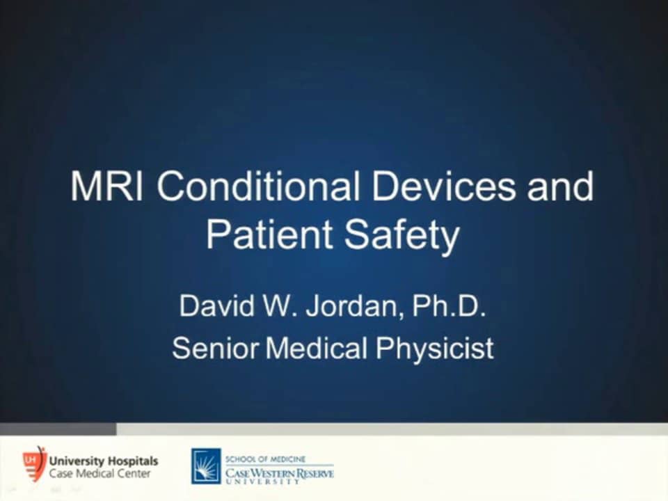 MRI Conditional Devices and Patient Safety on Vimeo