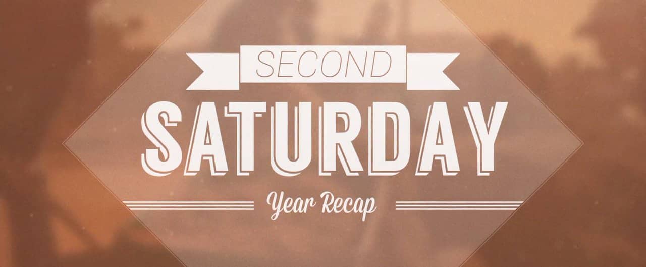 second saturday: year recap on Vimeo