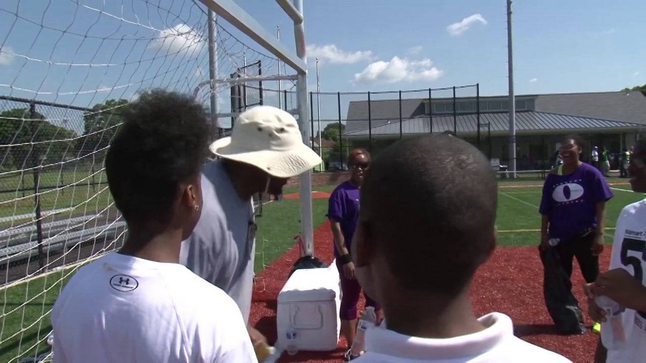 Ray Lewis Family Foundation Youth Fitness Clinic on Vimeo