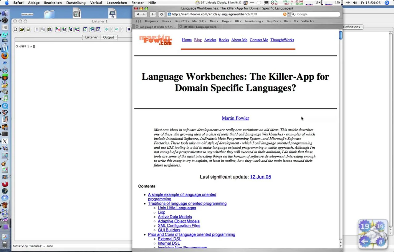 Domain Specific Languages in Lisp, developing an example using LispWorks on Vimeo