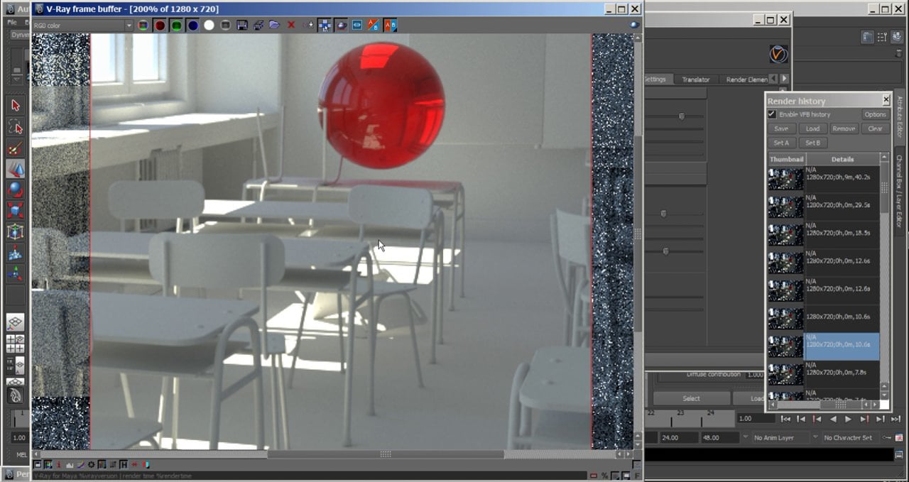 Lecture 17 - V-Ray Brute Force Global Illumination with DMC Sampler on Vimeo