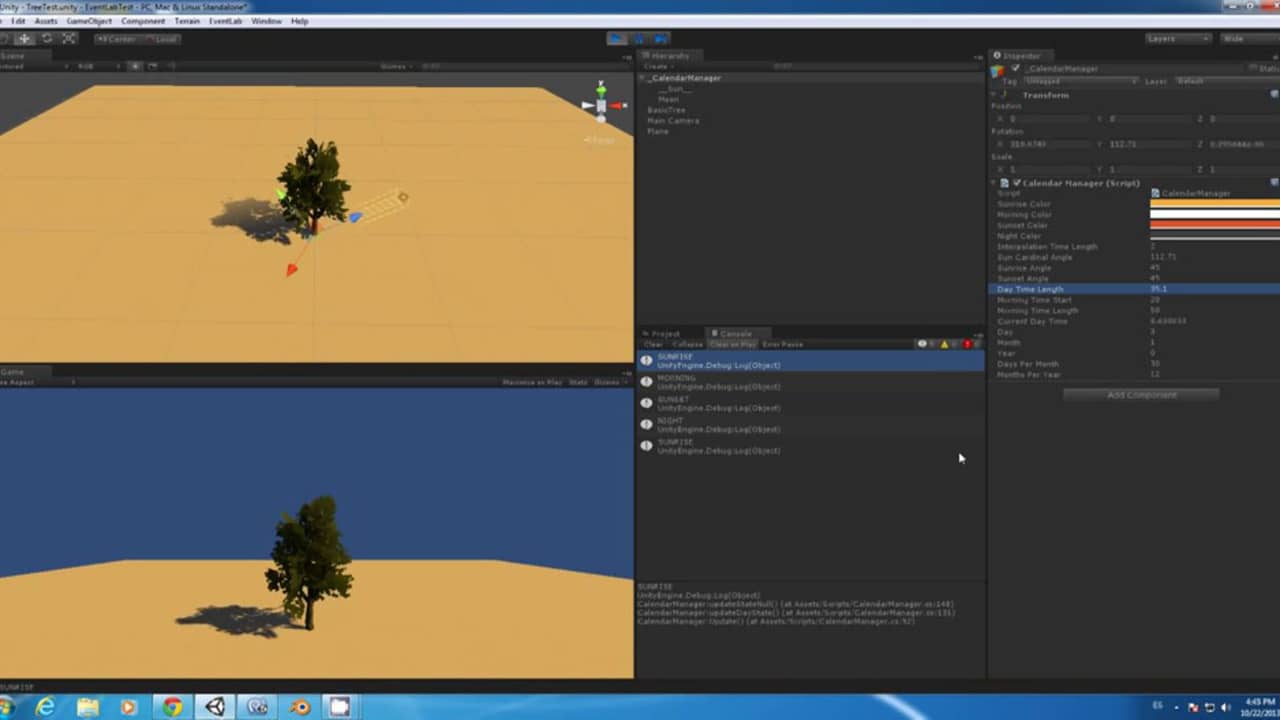 Unity - Growing Tree on Vimeo