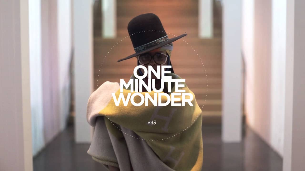 One Minute Wonder 43 - Erykah Badu on Vimeo